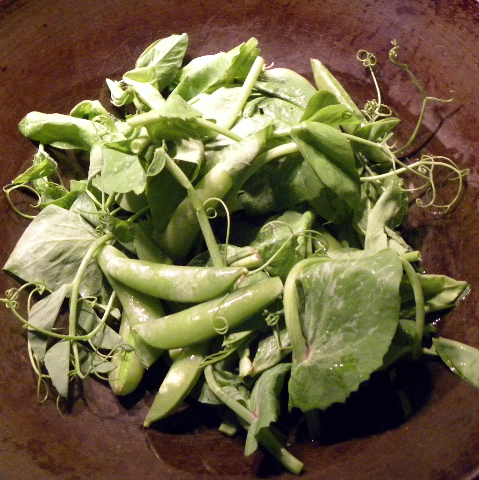 Cook's Cache: Ramps - Bitter Greens - Pea Tendrils