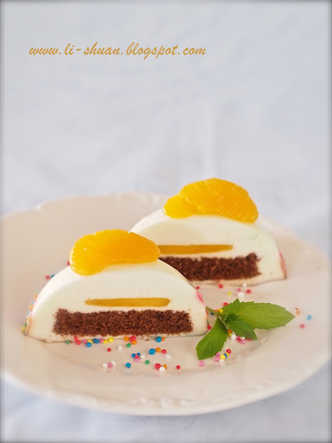 Helena's Kitchen: Lychee Mousse Entremets （荔枝慕斯甜点）