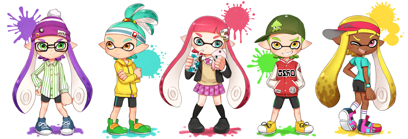 GAMING ROCKS ON: Game Art #74: Splatoon Gallery