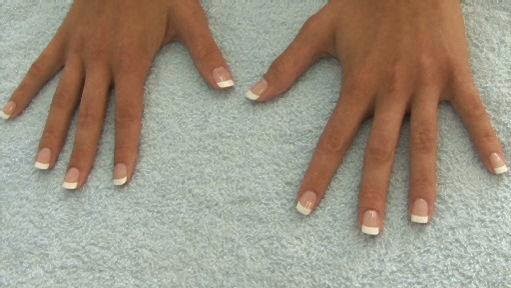 Paua shell effect acrylics black chrome silver and neon pink french ...