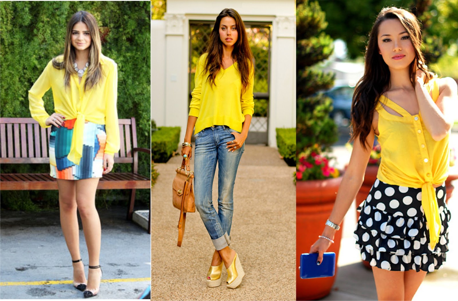 COISAS da FERNANDA: Looks AMARELOS; Fim de ano!