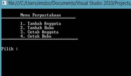 Program Perpustakaan Sederhana ~ My Notes