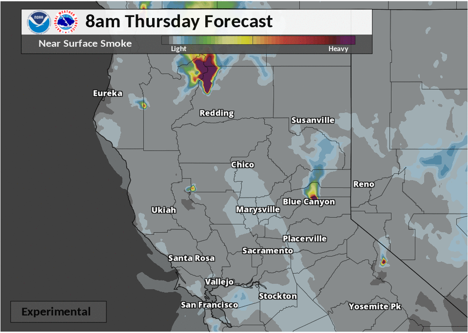 California Smoke Information: Wed, Sept 6 - NWS Sacramento Area Near ...