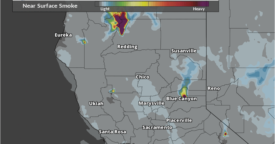 California Smoke Information: Wed, Sept 6 - NWS Sacramento Area Near ...