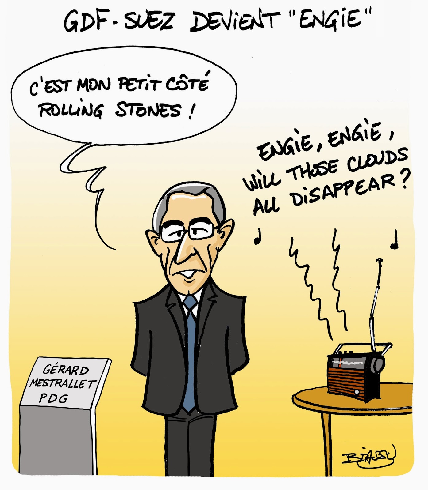Les dessins de Biassu: GDF Suez devient Engie