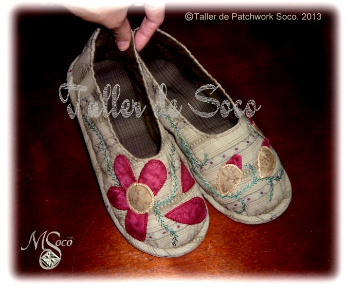 Patchwork Soco: Unas zapatillas y un paquete de Santoña