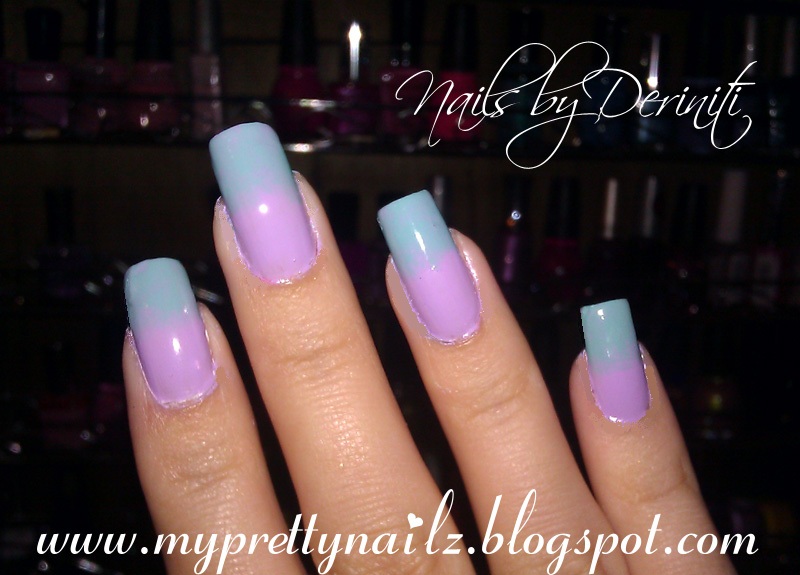 EASY OMBRE GRADIENT NAIL ART DESIGN AND VIDEO TUTORIAL - SIMPLE SPONG ...