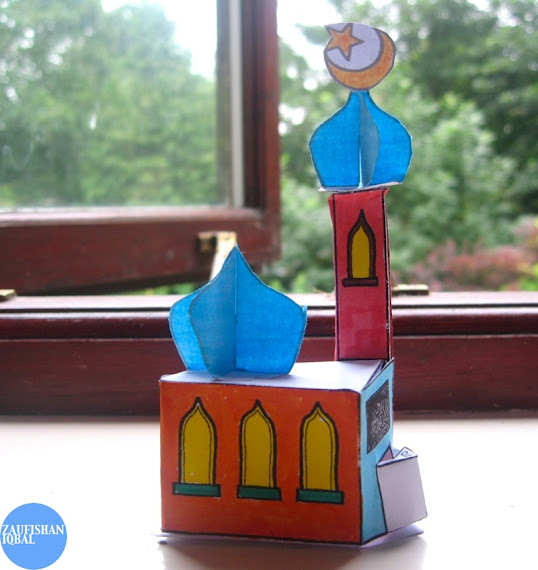 3D Mosque Model For Ramadan Crafters - Zaufishan
