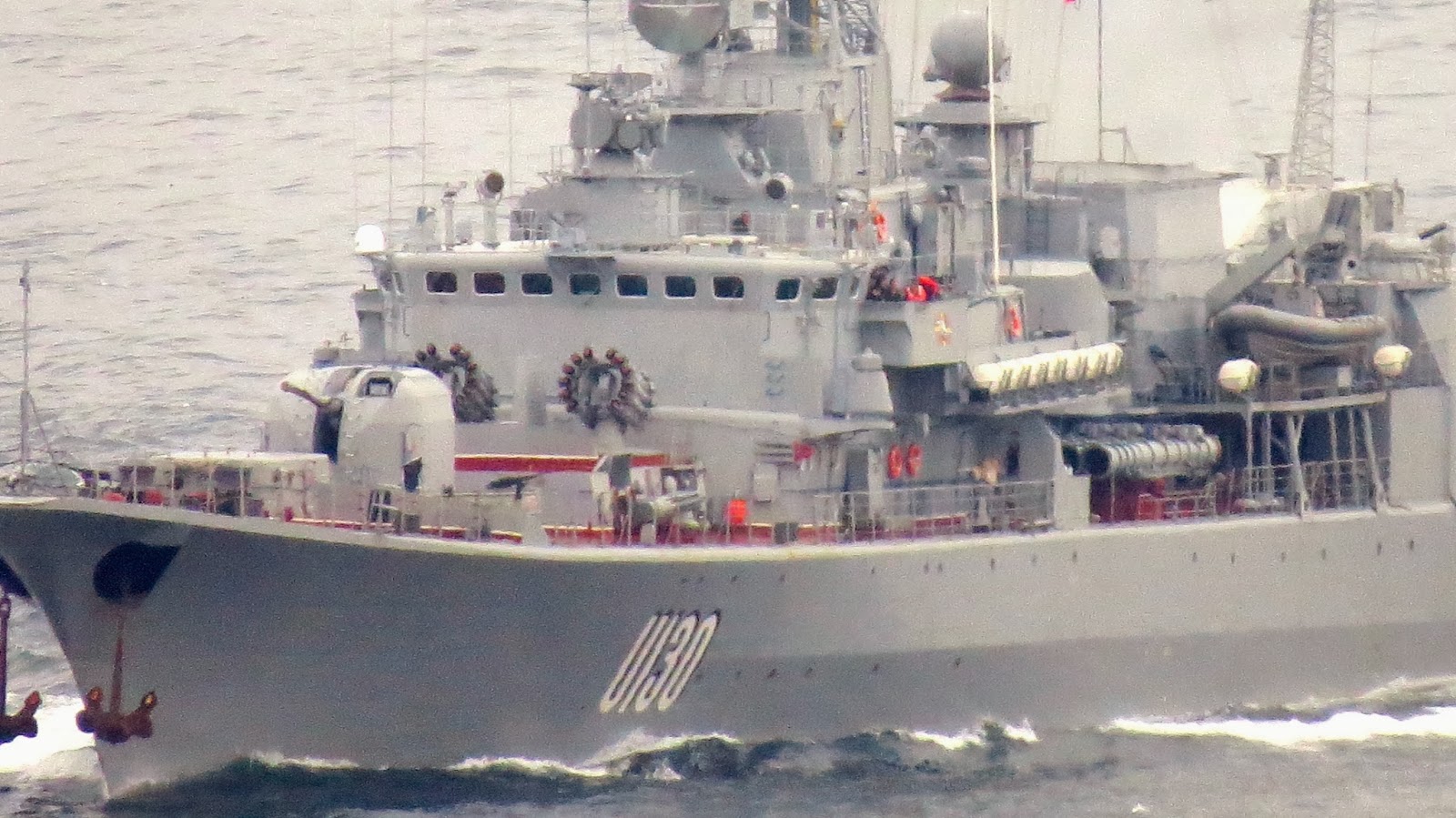 WARSHIPS ON THE BOSPHORUS: HETMAN SAHAYDACHNIY (U130) Ukranian Frigate