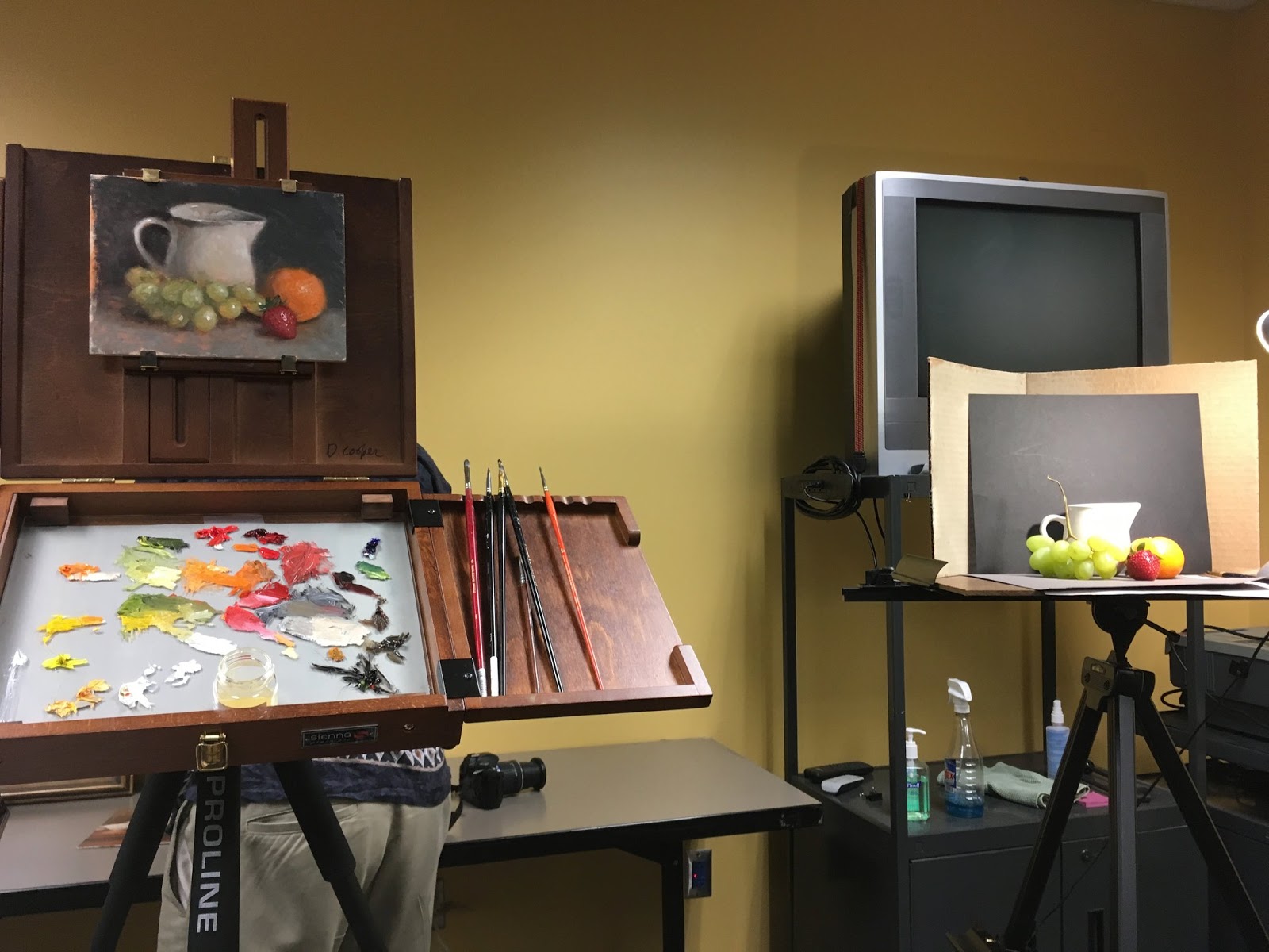 Debbie's Art Space: A Painting demonstration painting....