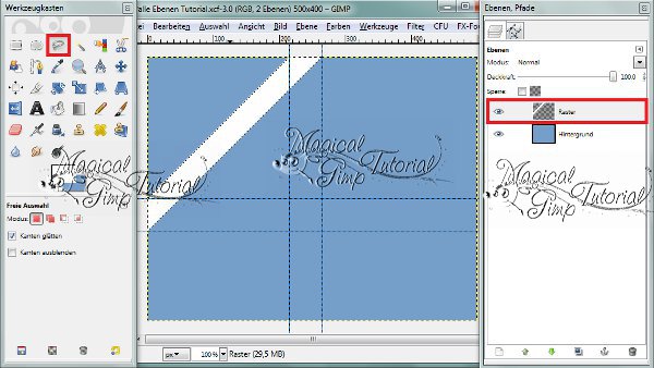 Magical Gimp-Tutorial: Gimp Tutorial "Mirror"