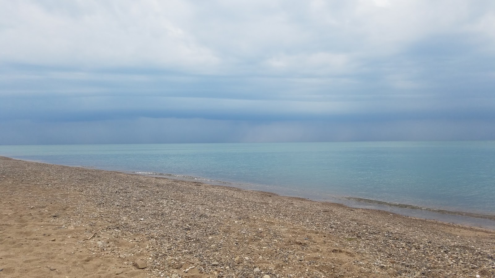 Across North America: Lake View Beach on Lake Michigan in Indiana