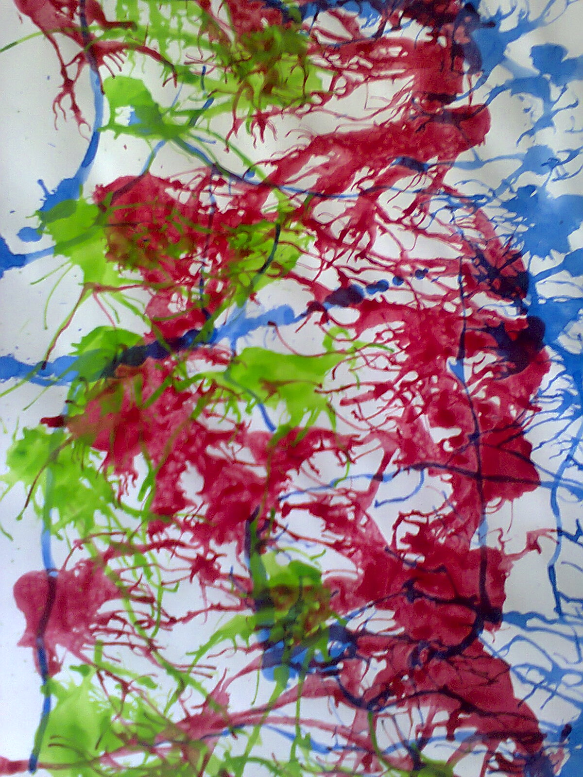 Renungan Coretan Hatiku: LUKISAN EKSPRESIF INKBLOT DAN TIUPAN