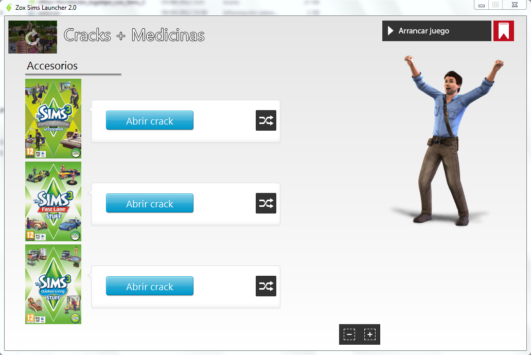 Sims 3 Launcher: Capturas