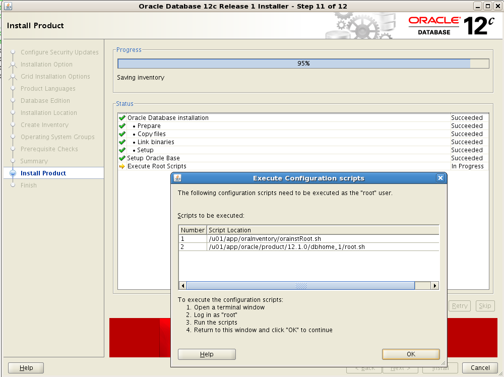 Techie Hub!! : Oracle 12c DB installation