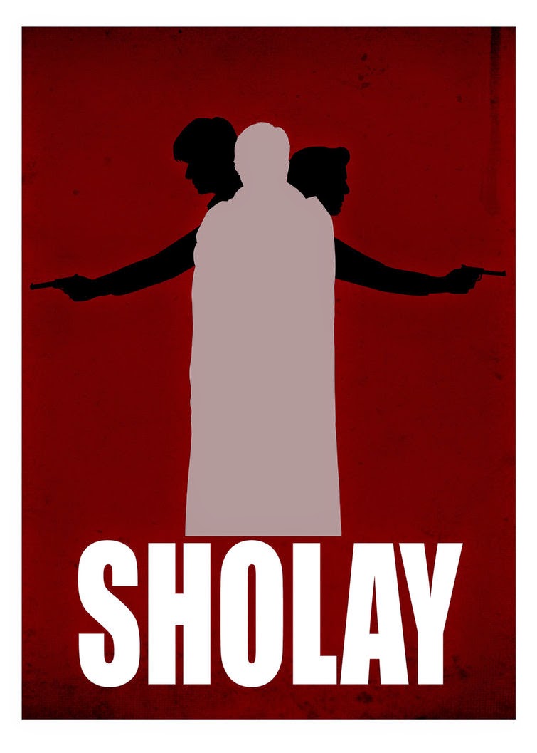 SHOLAYISM: Sholay: Two Minimalist Posters