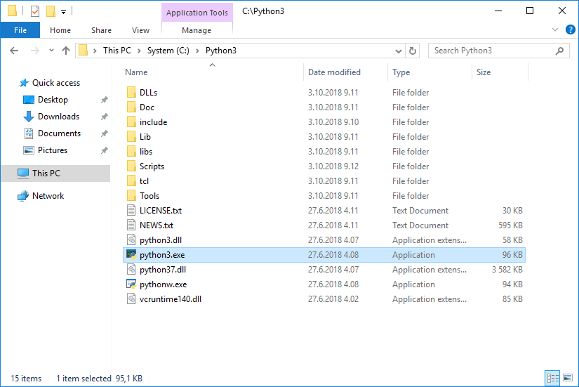 Testaa tai itke: Python 3 asennusohje
