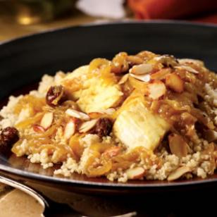 Fish Couscous with Onion T'faya Recipe | LEBANESE RECIPES