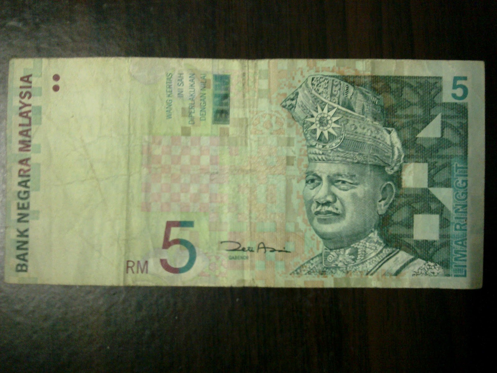 Duit = Hobi + Minat: RM 5 Siri Ketiga (Jenis Bukan Polimer)