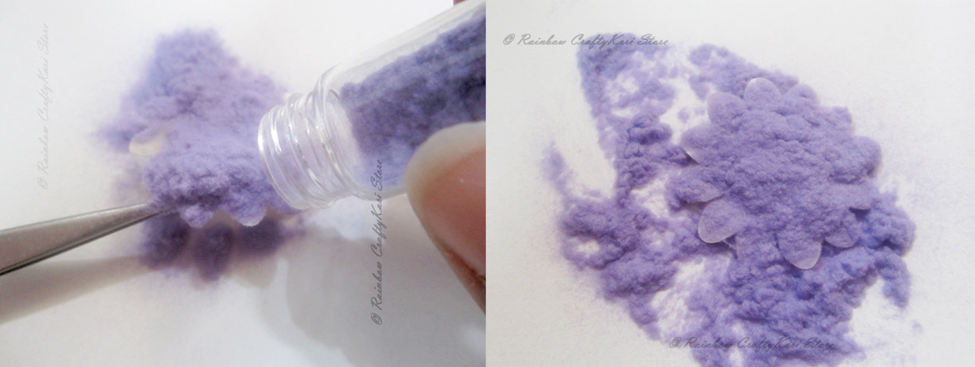 Welcome to Rainbow Craftykari Blog: Tutorial - How to use Flocking ...