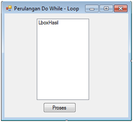 Aplikasi Perulangan Do While – Loop dengan Visual Basic 2008 - Belajar ...