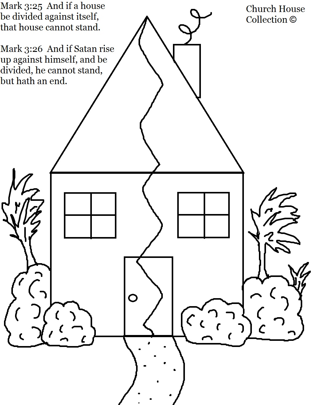 House divided clip art