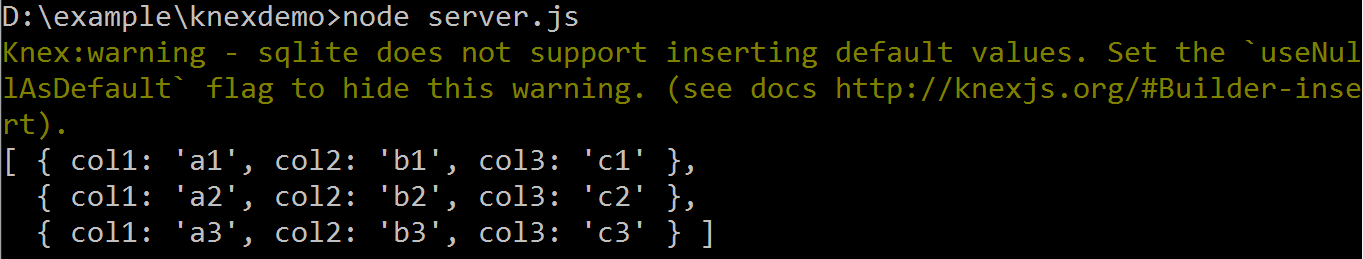 Access Data using Knex in Node.js - Coding Defined