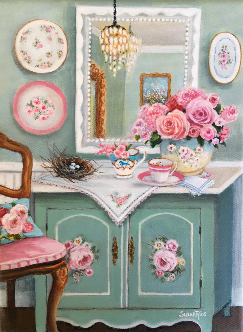 Home Living: New Susan Rios Painting