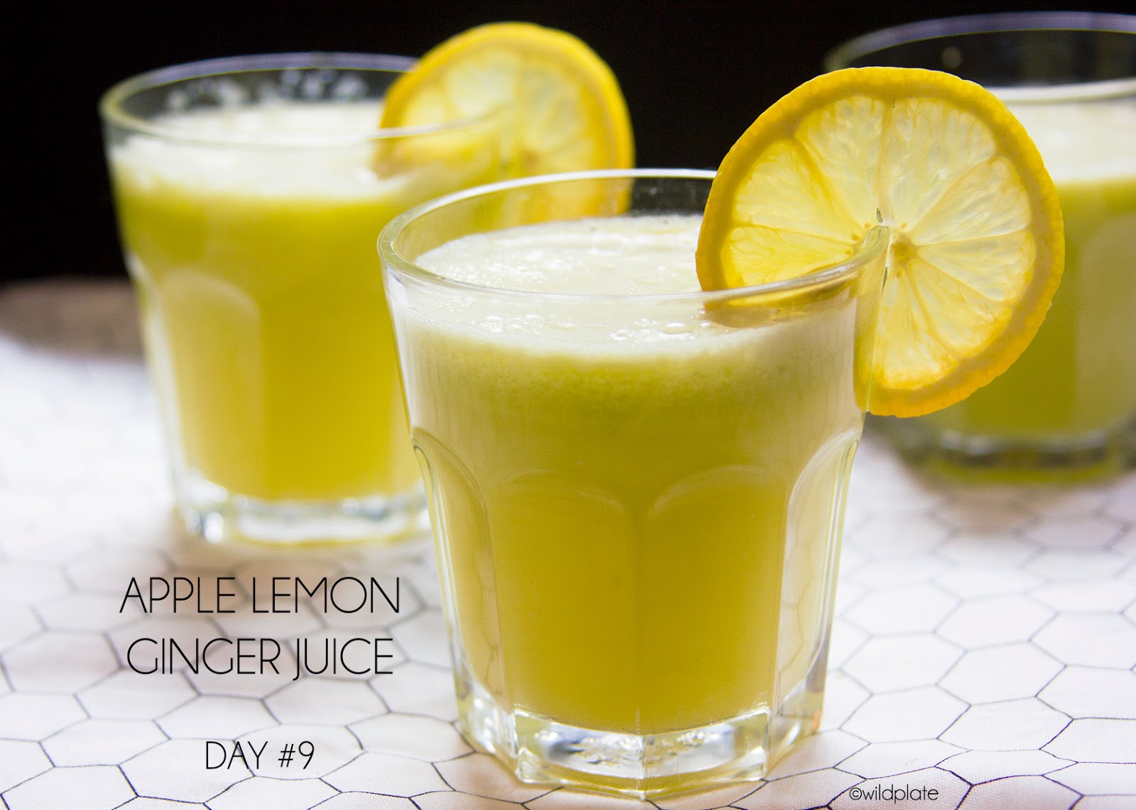 Wild + Free: Apple lemon ginger juice