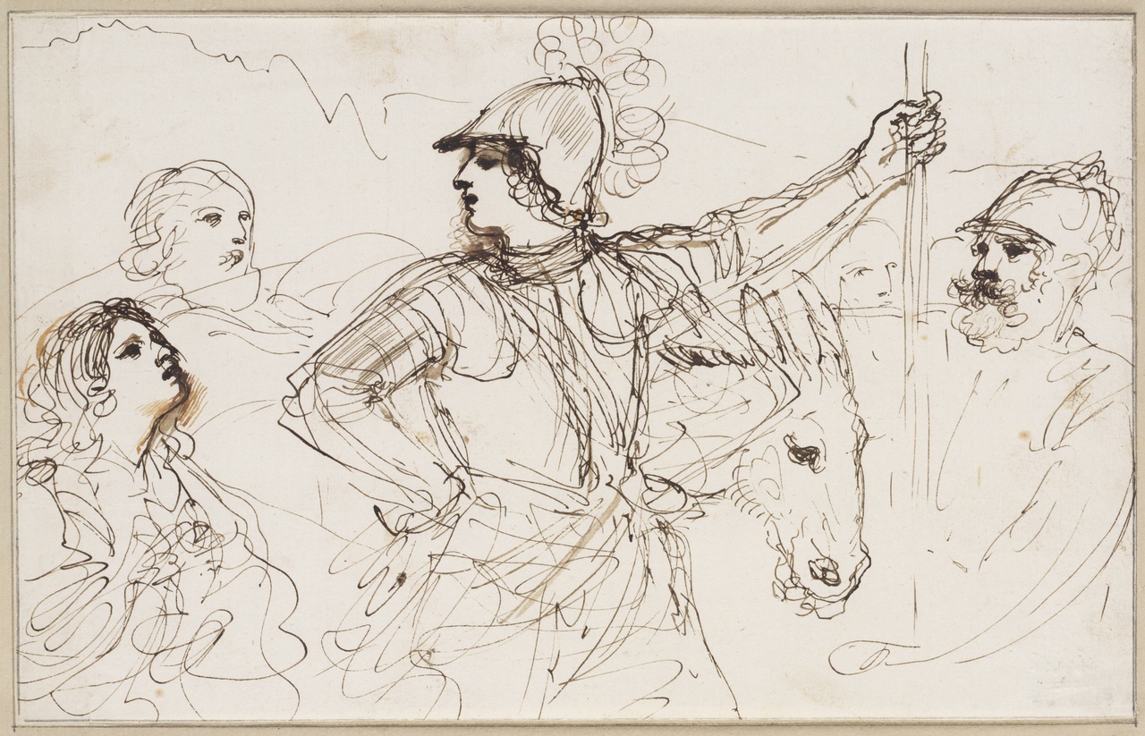 Spencer Alley: Guercino (1591-1666) - Mid-Career Drawings - 1625-1630