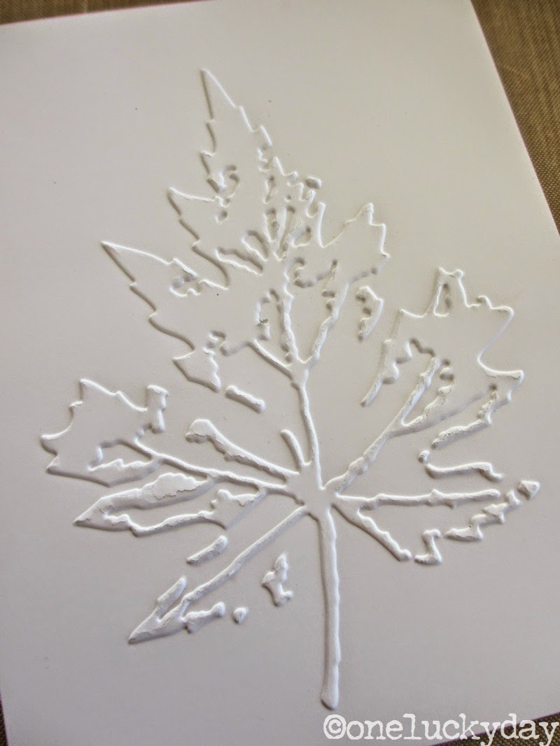 One Lucky Day: Layered Leaf Card