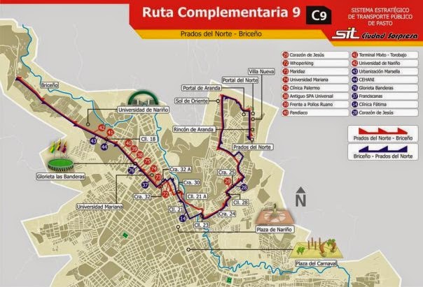 Recvi.Net: Rutas de Buses