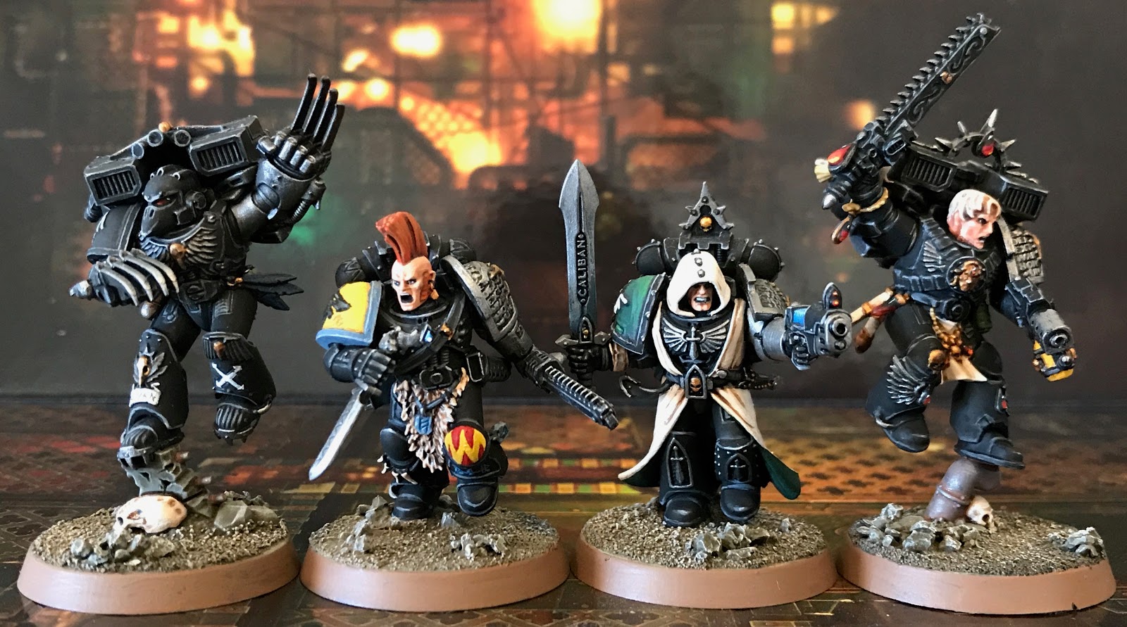 Wargaming with Barks: Deathwatch Raven Guard