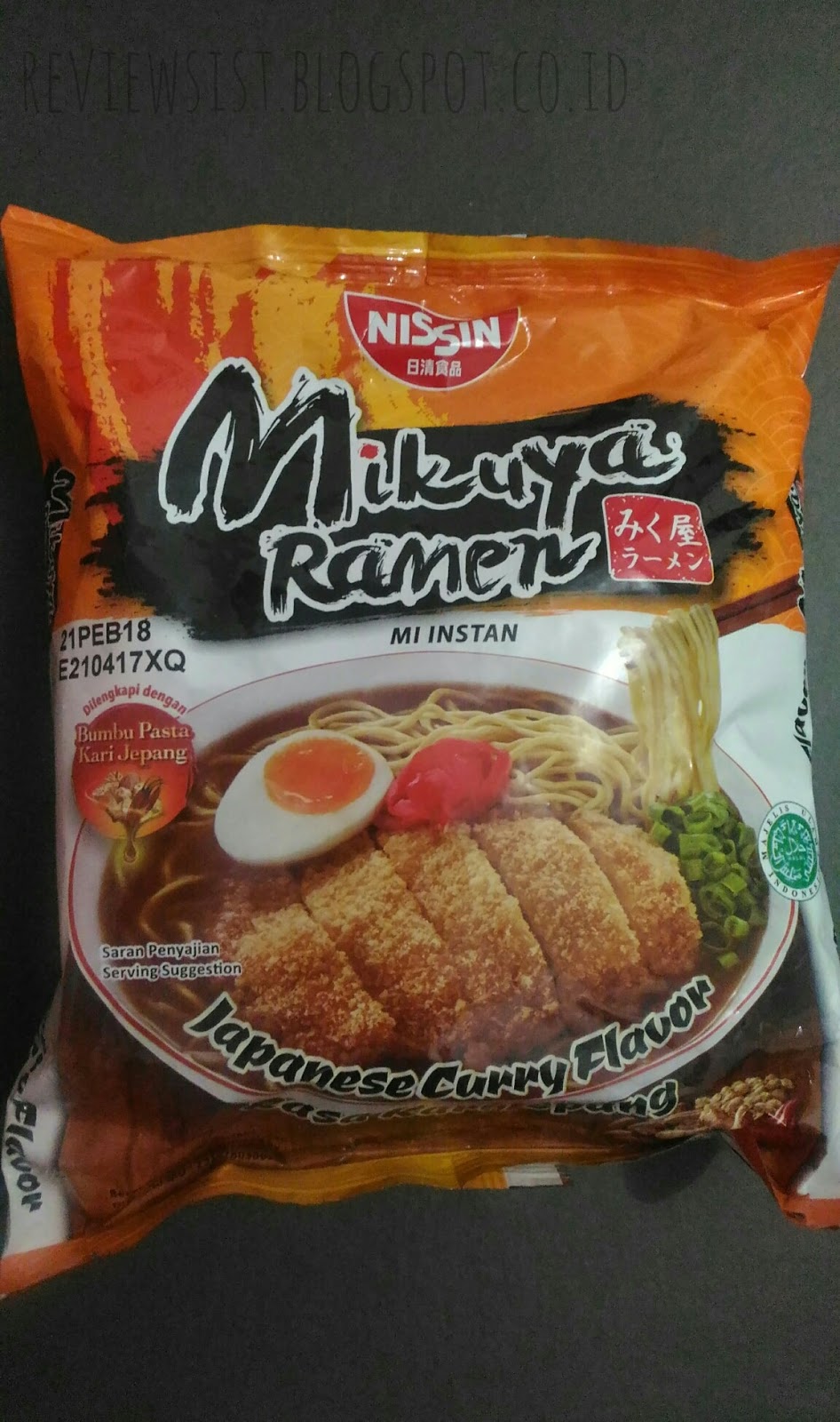 Review Mikuya Ramen Varian Japanese Curry Flavor ~ Review & Sharing ...