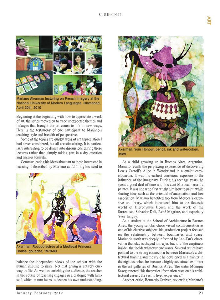 IMPRONTA: Mariano Akerman: puente entre culturas