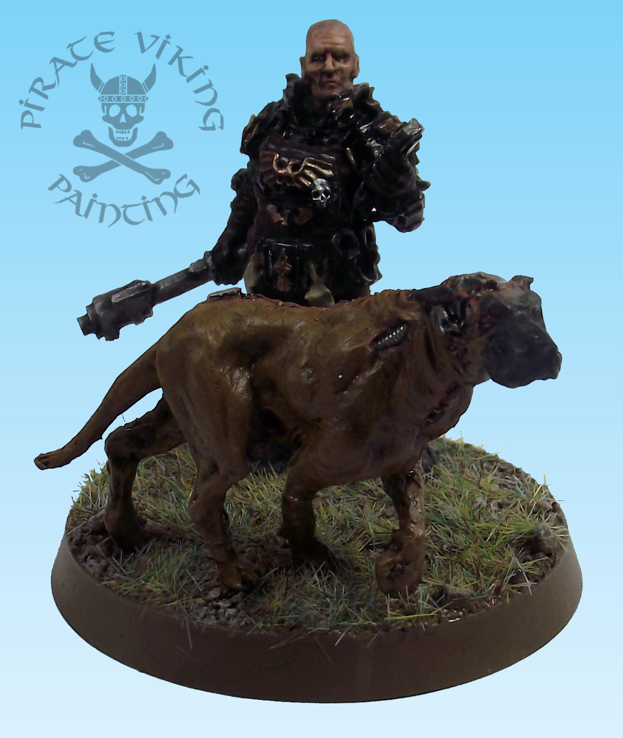 Pirate Viking Painting: One Man and his Dog (Forgeworld Enforcer)