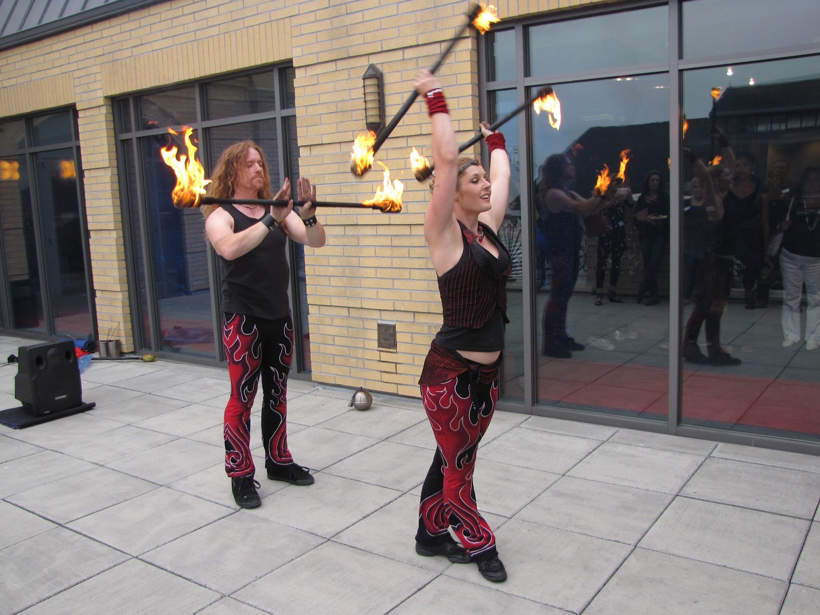 Celebrity Gems Entertainment: Fire Eaters set San Francisco Wax Museum ...