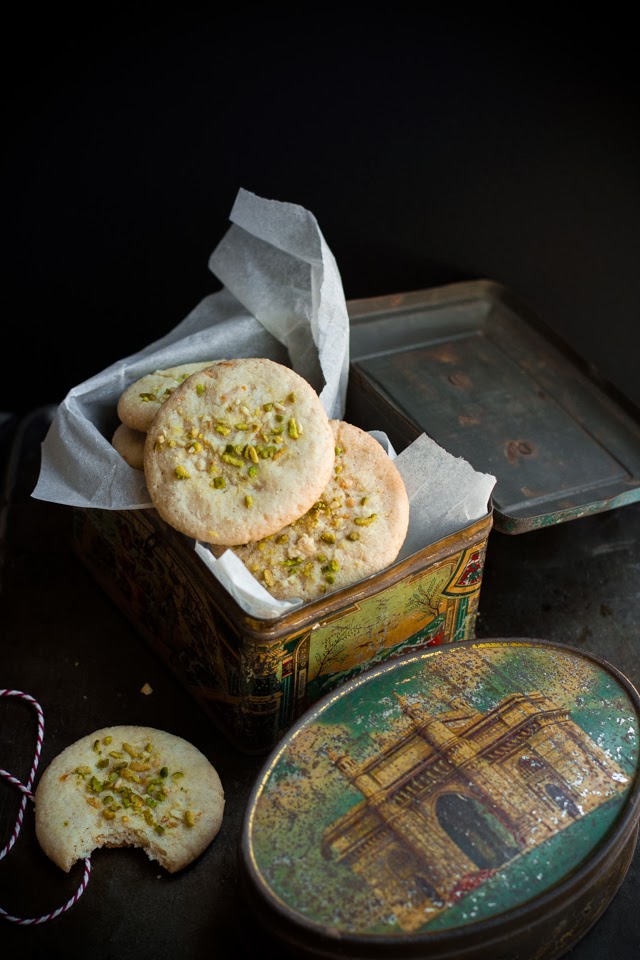 Orange Nankhatai - Indian Shortbread Cookie | Journey Kitchen