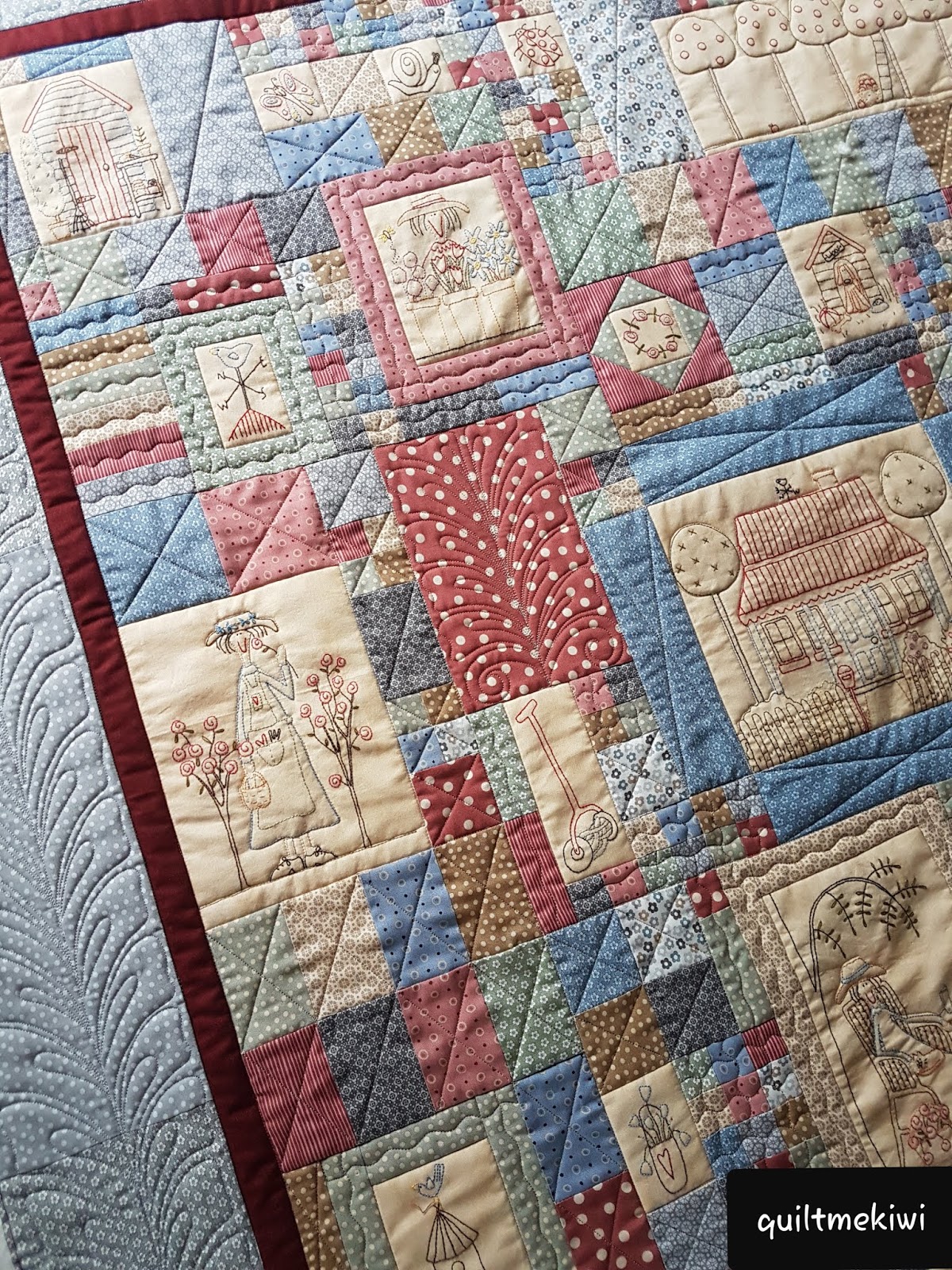 quiltmekiwi: Quilting for The Country Yard Part Two