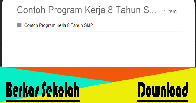 Contoh program kerja kurikulum smp - polsquad
