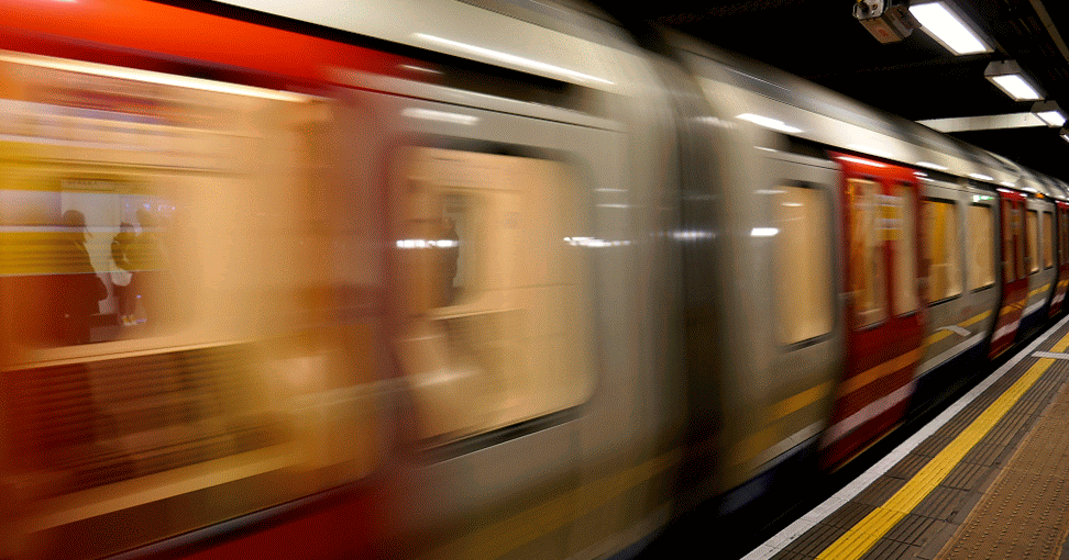 A picture a day: London Tube In The Move