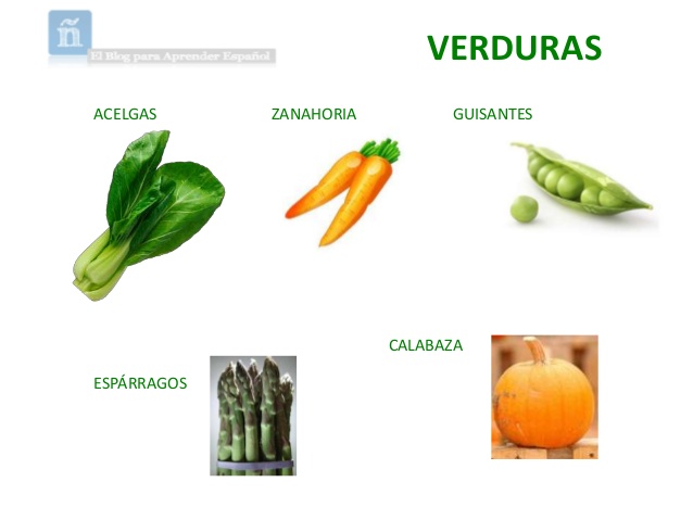 Los peque-raneros viajan con la seño Marian.: Vocabulario: las verduras.