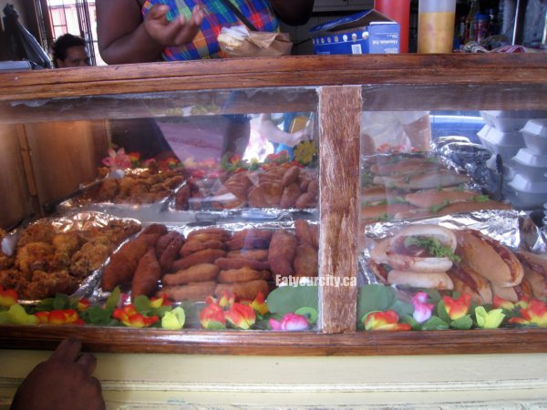 Eat Your City: Castries St Lucia - Spice, food market, roti at Auntie's ...