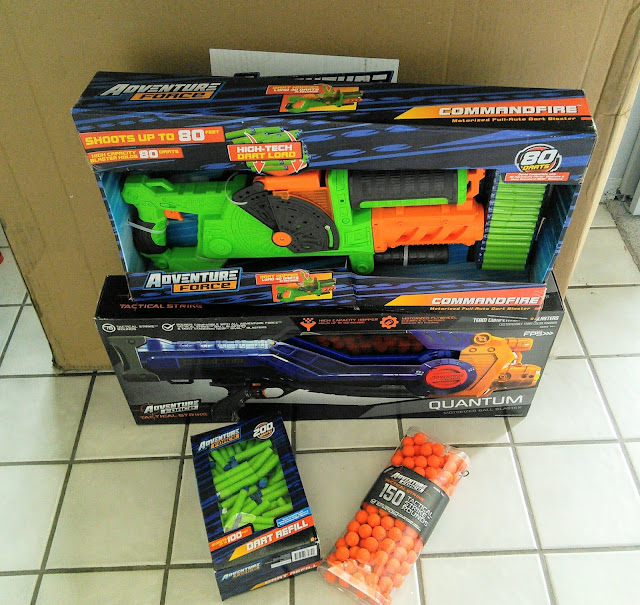 Foam darts and Tactical Strike Rounds refills are the best