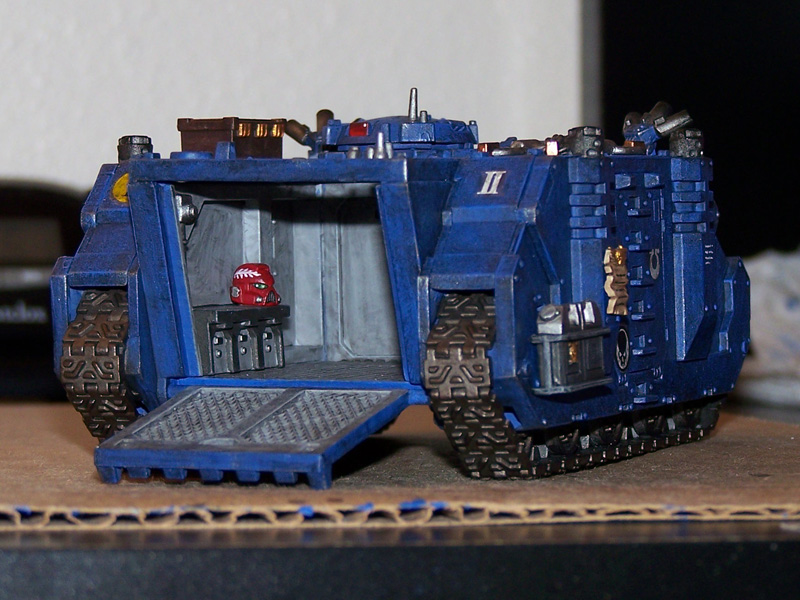 The Atomic Spud's Warhammer 40K Blog: Land Raider Crusader WIP, Part III