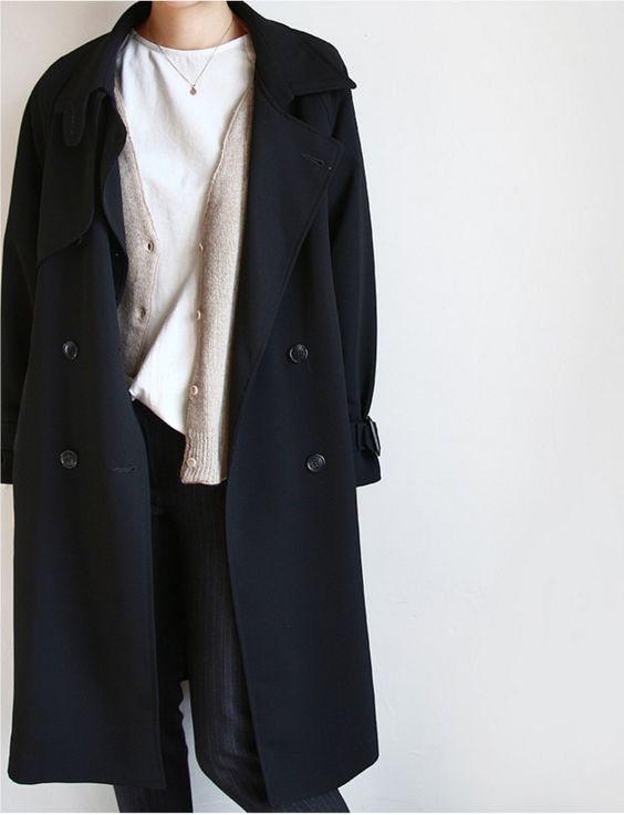 Urban | Navy trench | Luvtolook | Virtual Styling