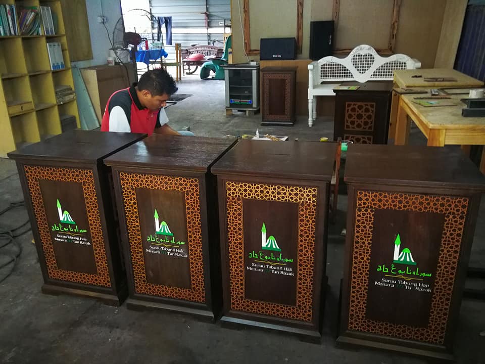 Kayu Warisan Malaysia: Tabung masjid dan surau