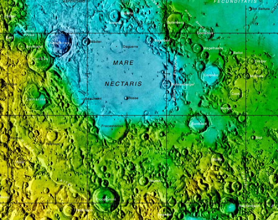 Earth and Space News: April 2017 Waxing Gibbous Moon Shows Mare ...