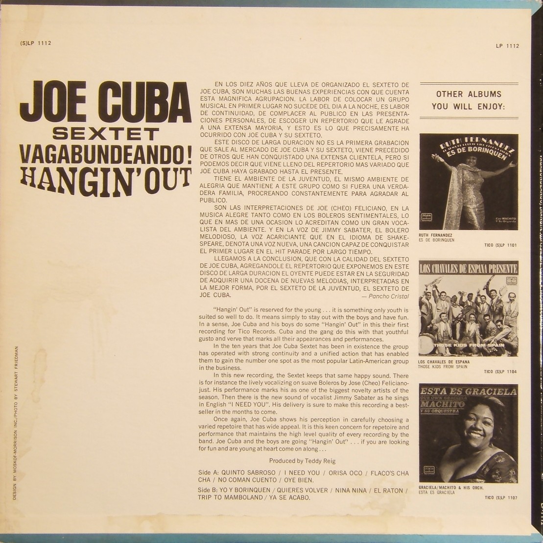 Revista Digital y Cultural LaSALSOTEKA: LP Recomendado Joe Cuba ...