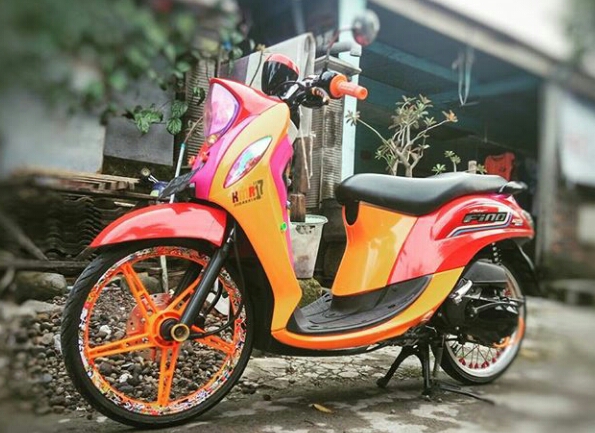 21 Modifikasi Yamaha Fino 125 Terupdate